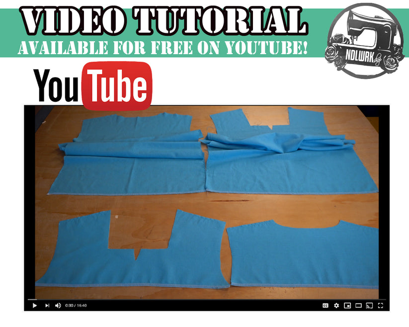 Square Neckline Tunic Sewing Pattern/Downloadable PDF and Tutorial Boo ...