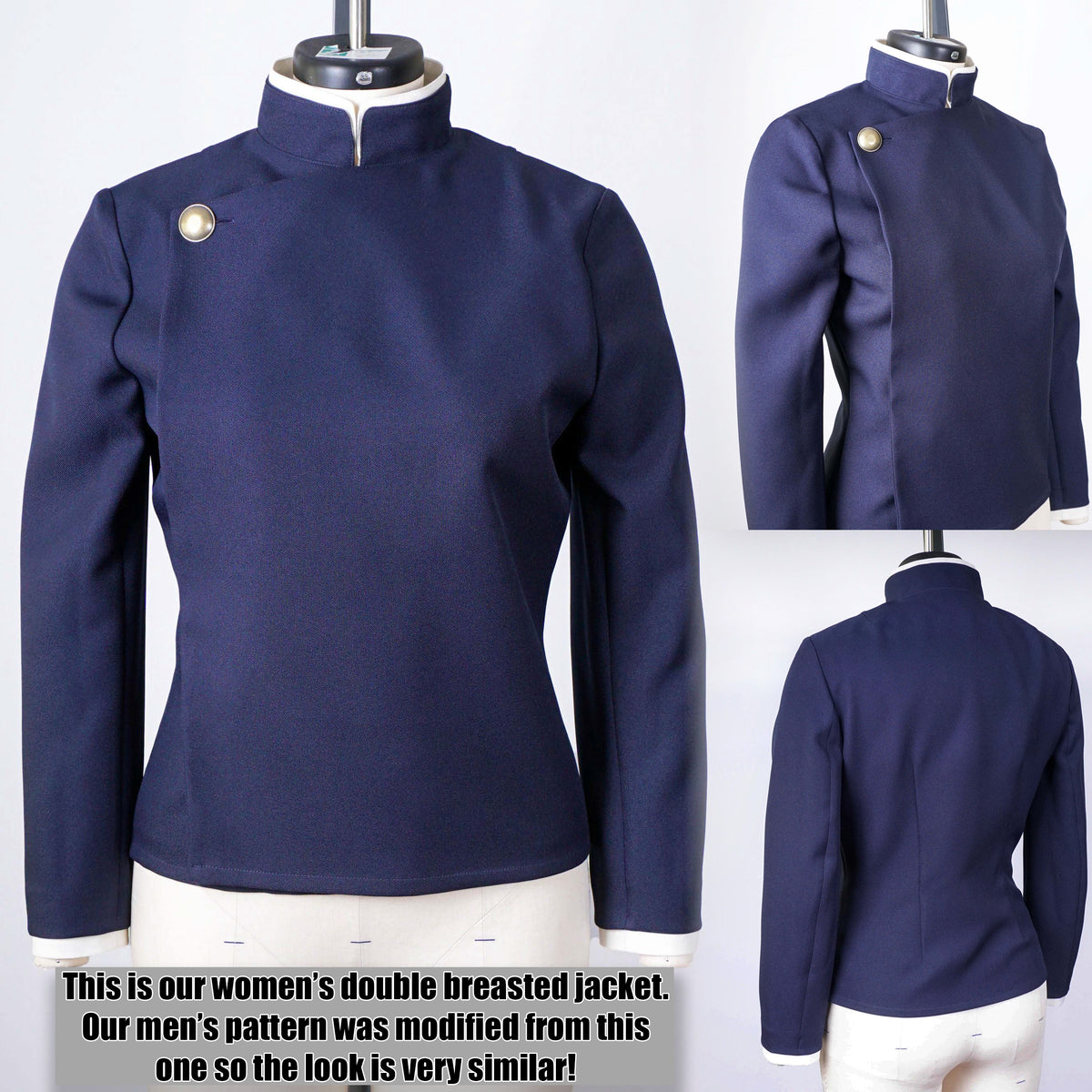 Men's Double Breasted Jacket Sewing Pattern | PDF & Tutorial